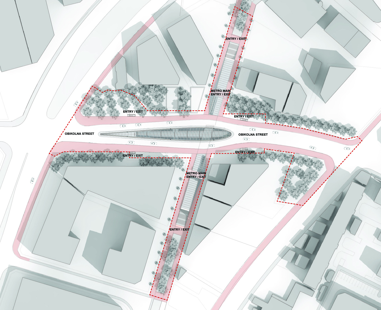 Gallery of Metro Station 20 Proposal / ZNA - 9