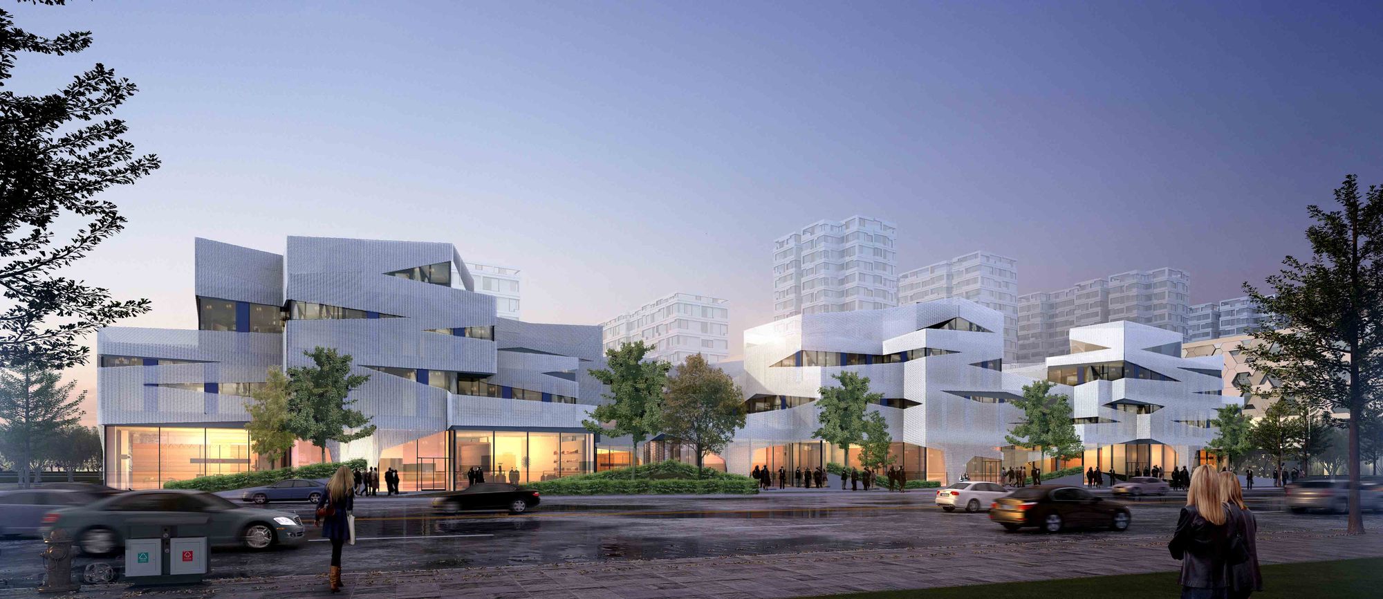 Gallery of Jiading Office Complex / Damian Donze (Tongji Architectural ...