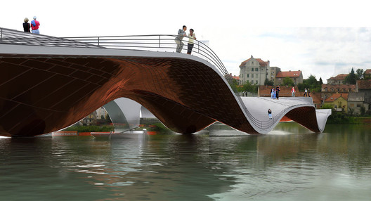 Footbridge in Maribor / Ja Studio + Tadj-Farzin Studio | ArchDaily