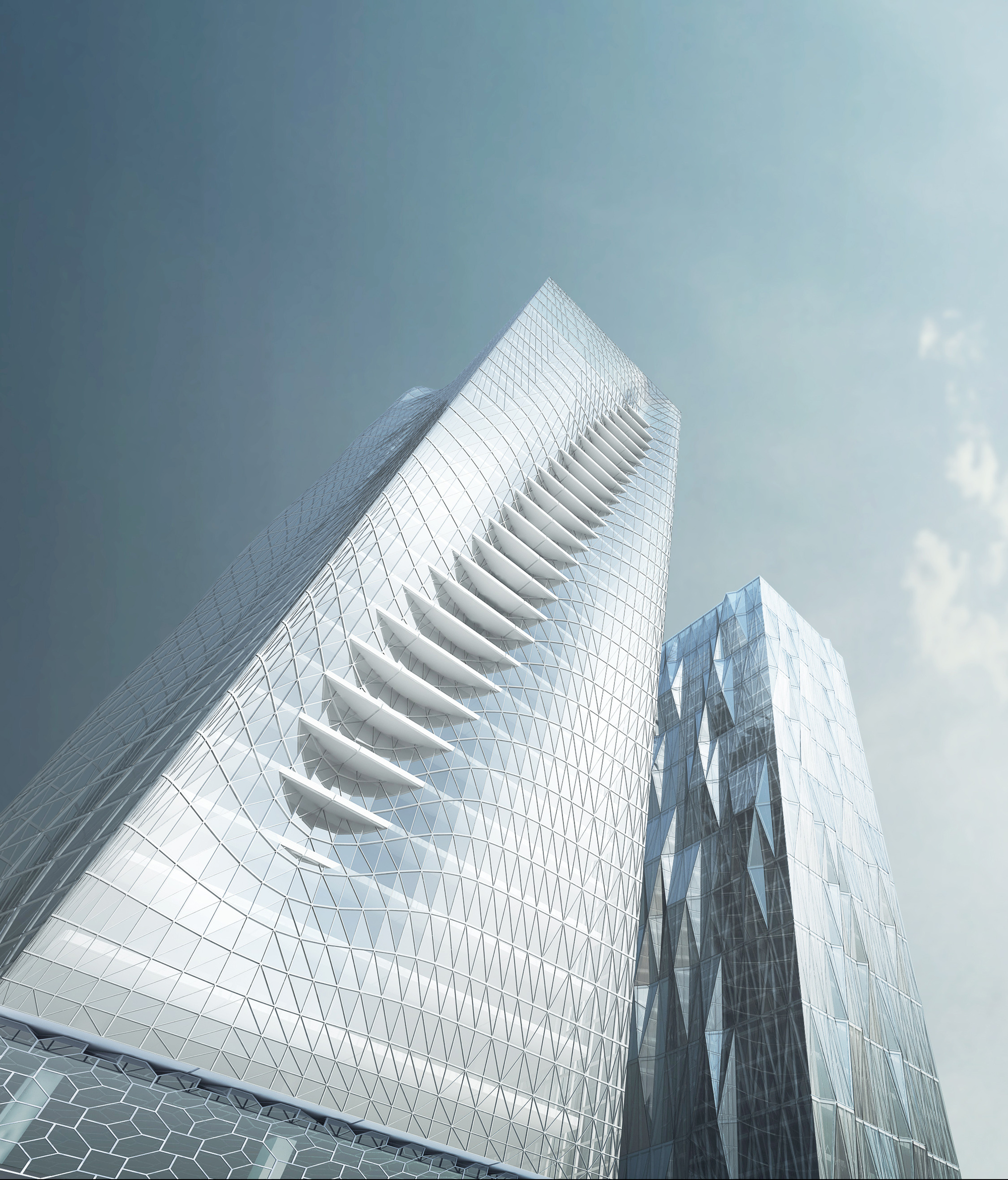 Gallery of Two Financial Towers / MA2 - 8