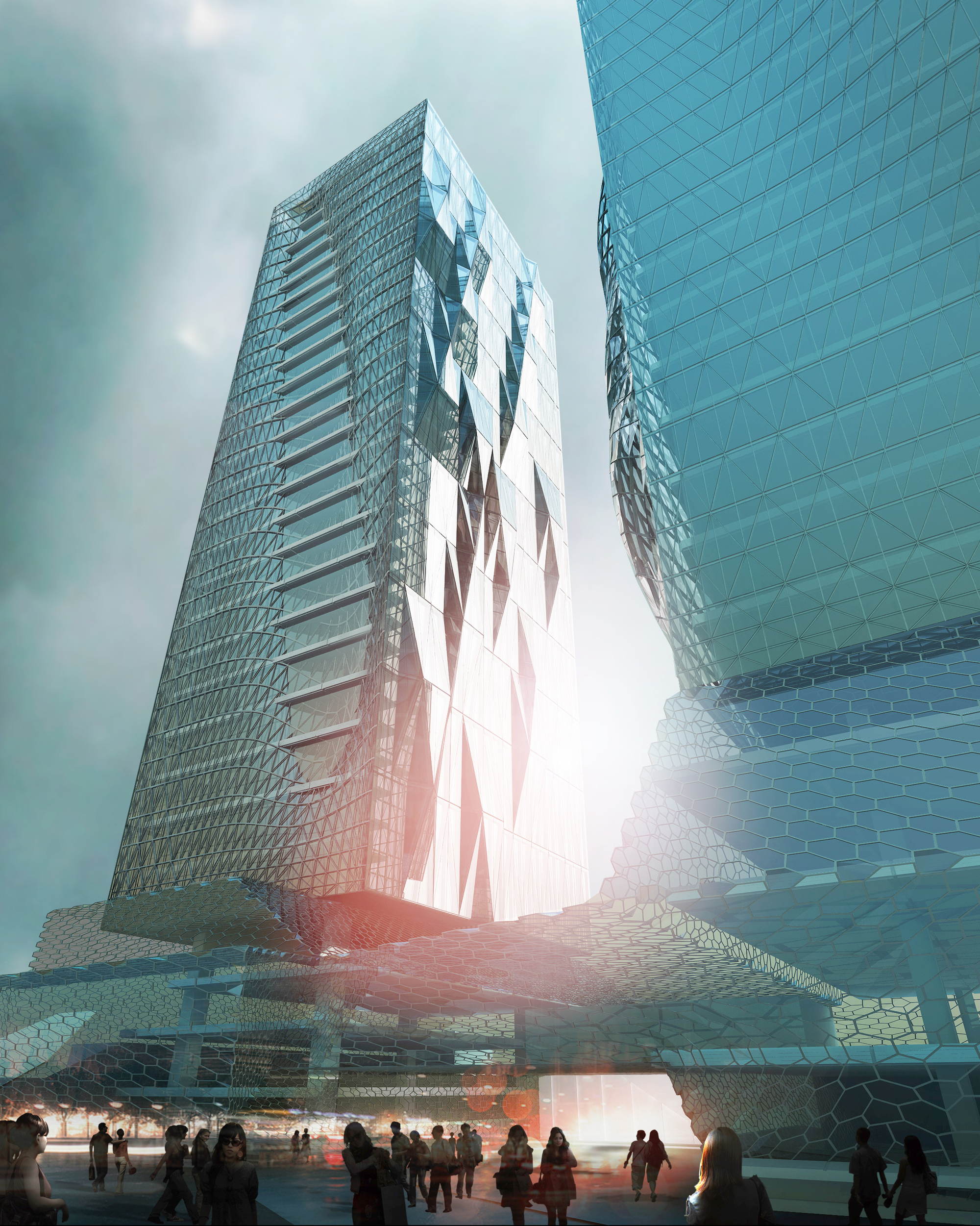 Two Financial Towers / MA2 | ArchDaily