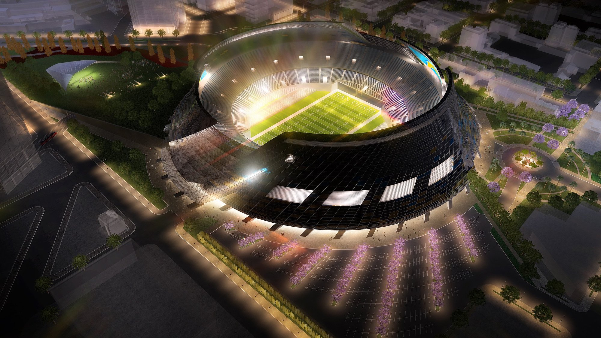 Gallery of San Diego Stadium Master Plan / de bartolo + rimanic design ...