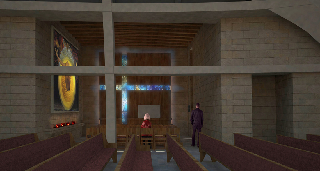 Gallery of Air Force Village Chapel proposal / R. Miller Architecture - 7