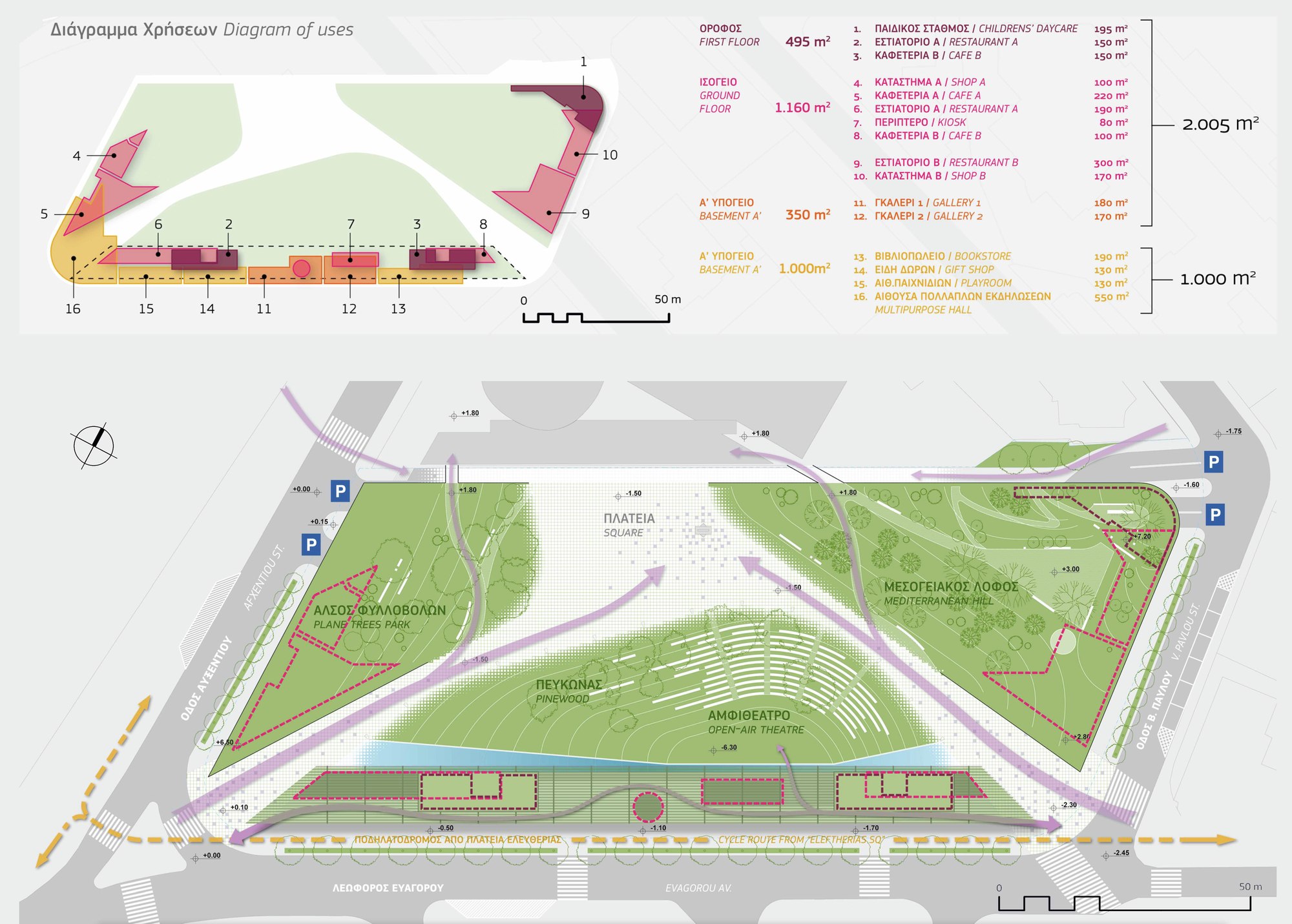 Gallery of Development of the 'GSP' Area Winning Proposal / Yannis ...