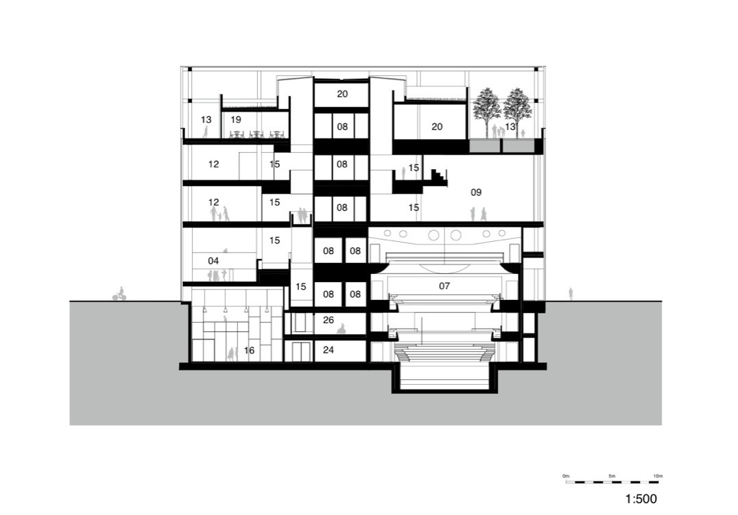 Gallery of Corby Cube: Civic Hub and Arts Centre / Hawkins\Brown - 15