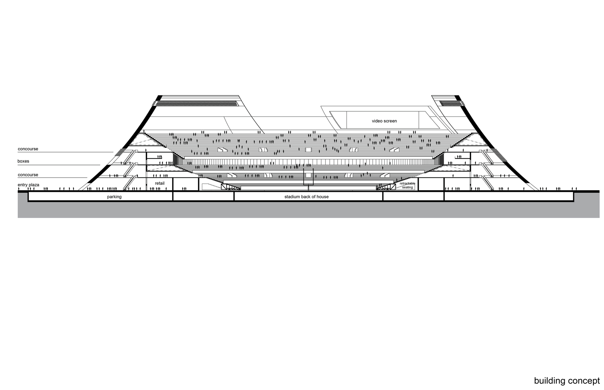 Gallery of San Diego Stadium Master Plan / de bartolo + rimanic design ...