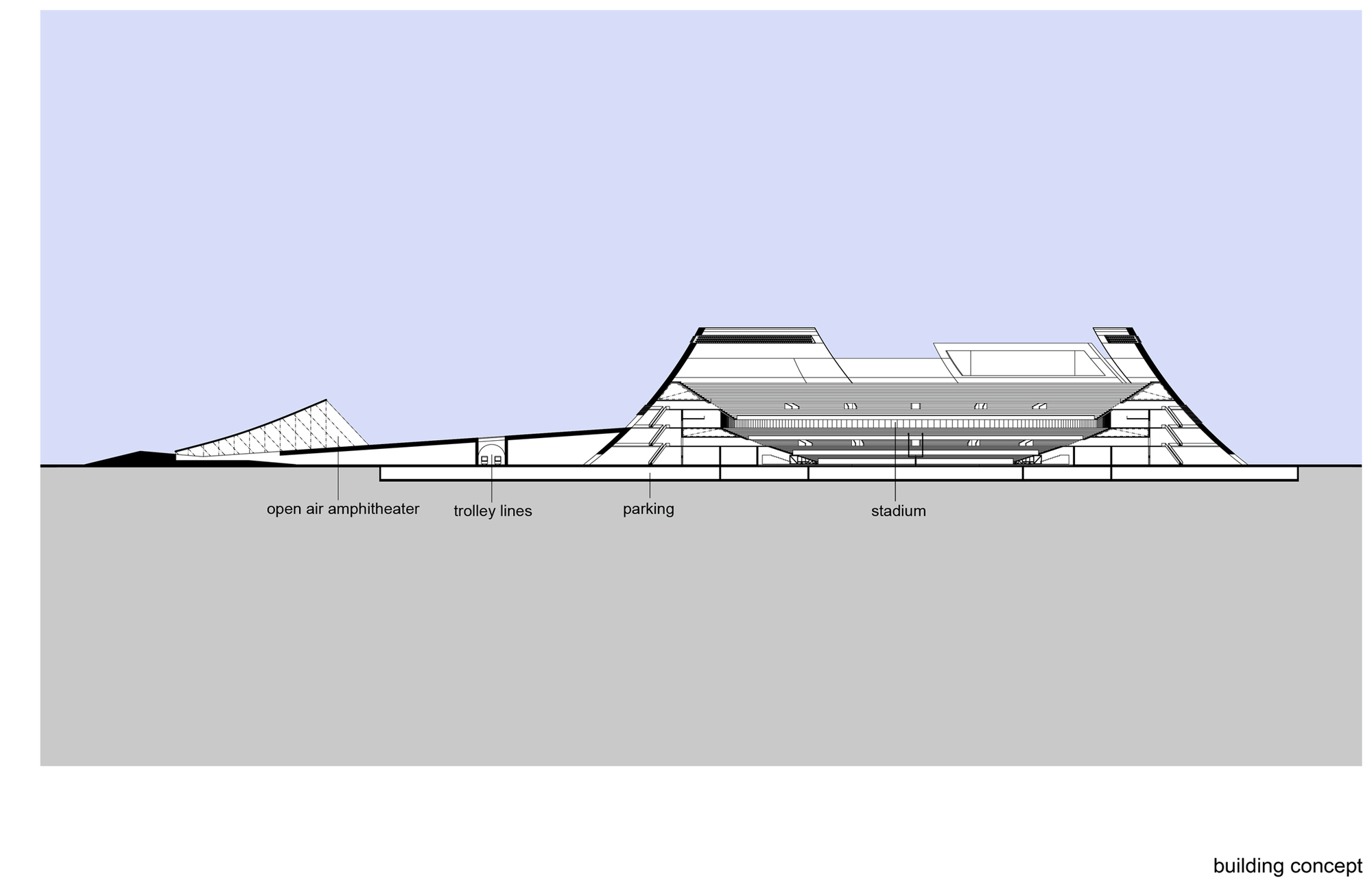 Gallery of San Diego Stadium Master Plan / de bartolo + rimanic design ...
