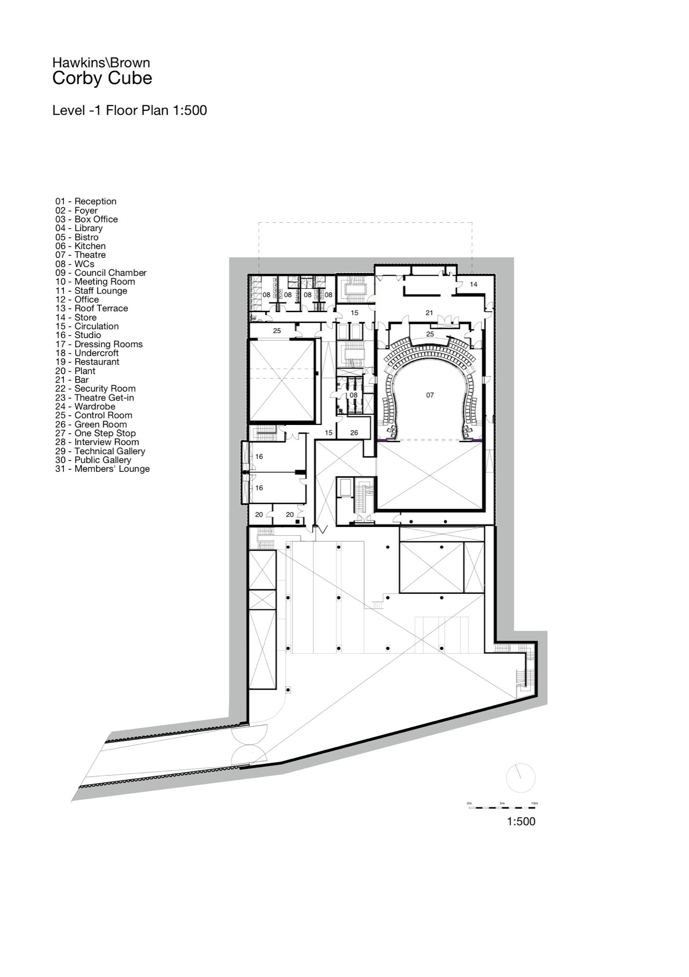 Gallery of Corby Cube: Civic Hub and Arts Centre / Hawkins\Brown - 10