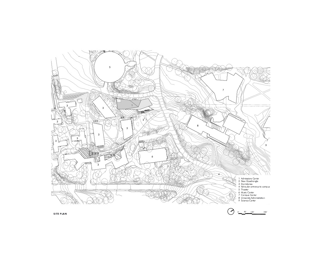 Gallery of Admissions Center, Brandeis University / Charles Rose ...