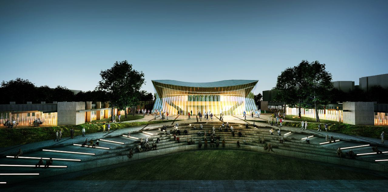 Gallery of Shanghai Cultural Center Competition Entry / BKK Architects ...