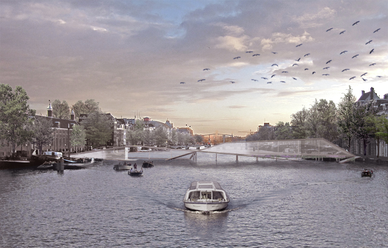 Gallery of Amsterdam Pedestrian Bridge Proposal / Francesco Piffari - 10