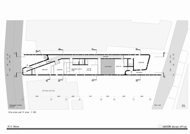 Gallery of Slit House / EASTERN Design Office - 13