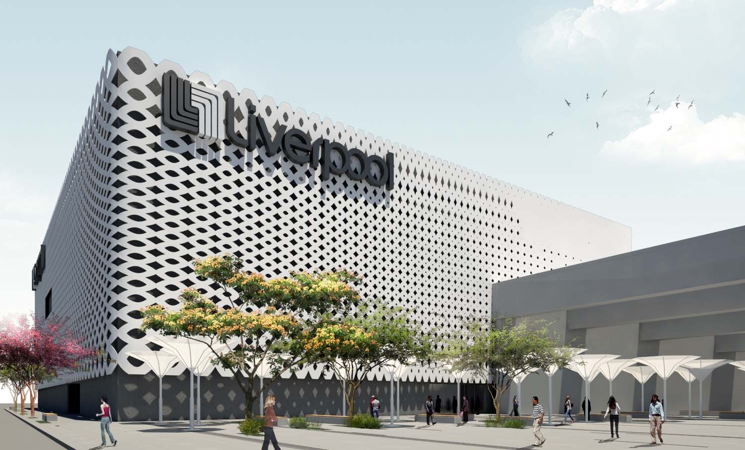 Galería de En Construcción: Fachada Liverpool Angelopolis / JSª - 10