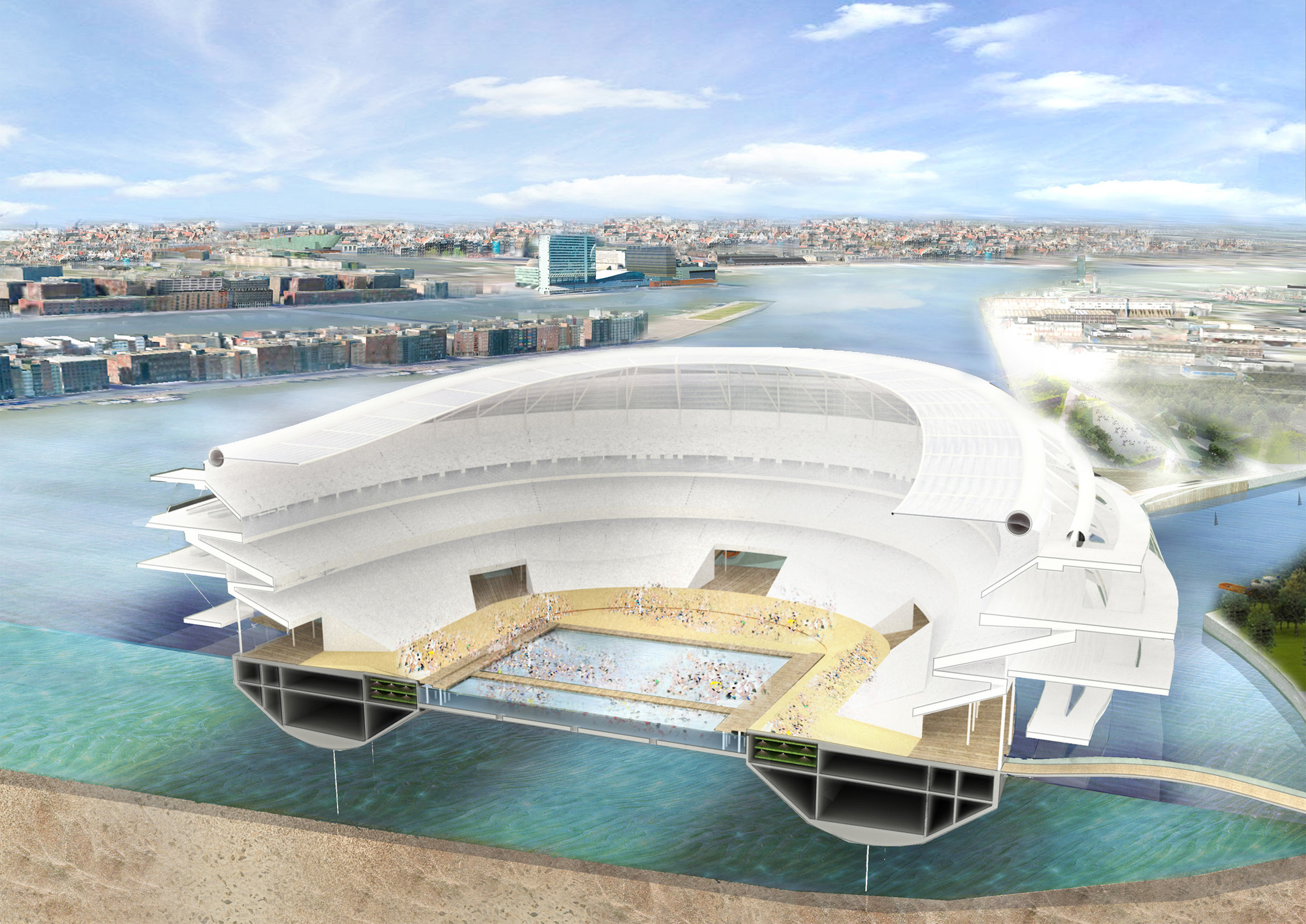 Gallery of Bike The Floating Stadium / Quentin Perchet & Gabriel Scerri ...