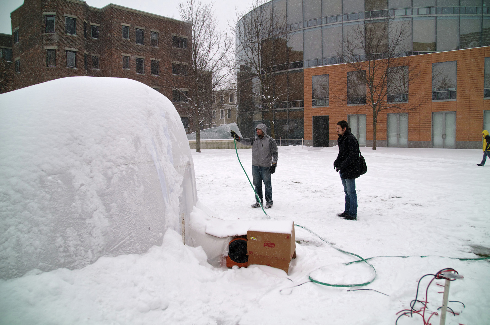 Gallery of Fabricating Grounds: Ice Shelter Installation / Koepcke ...