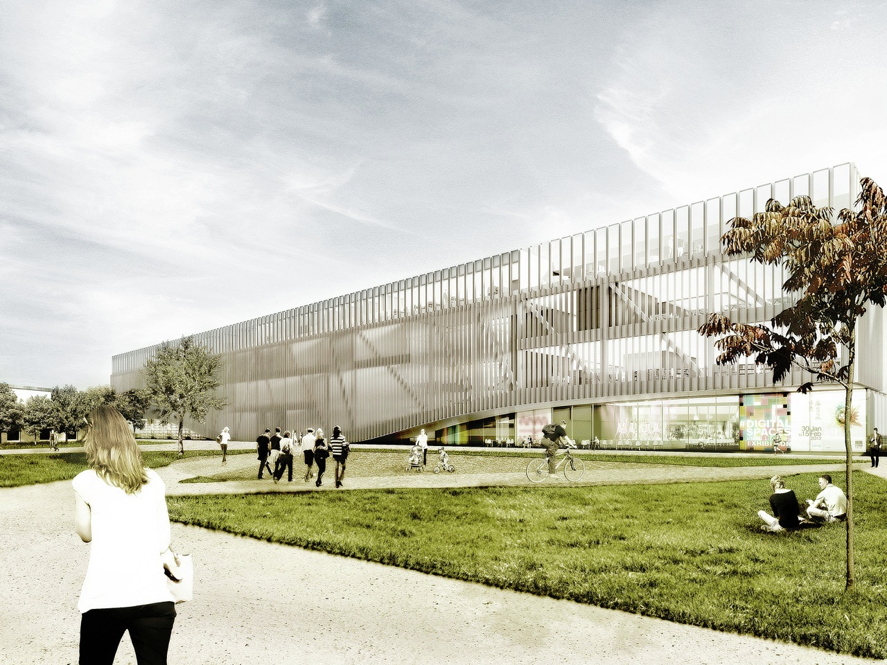 Gallery of Helsinki Central Library Competition Entry / Marc Anton ...