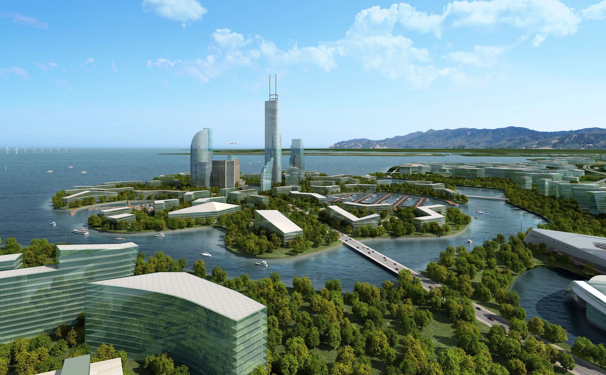 Gallery of Dalian Aeropolis, the Balanced City / NDA Planning - 4