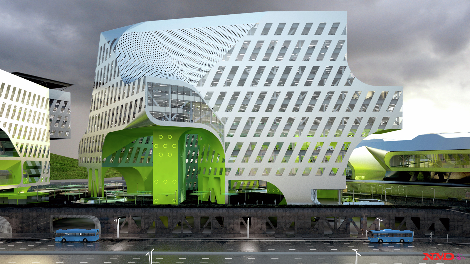 Gallery of Keelung Harbor Service Building / Neil M. Denari Architects - 12