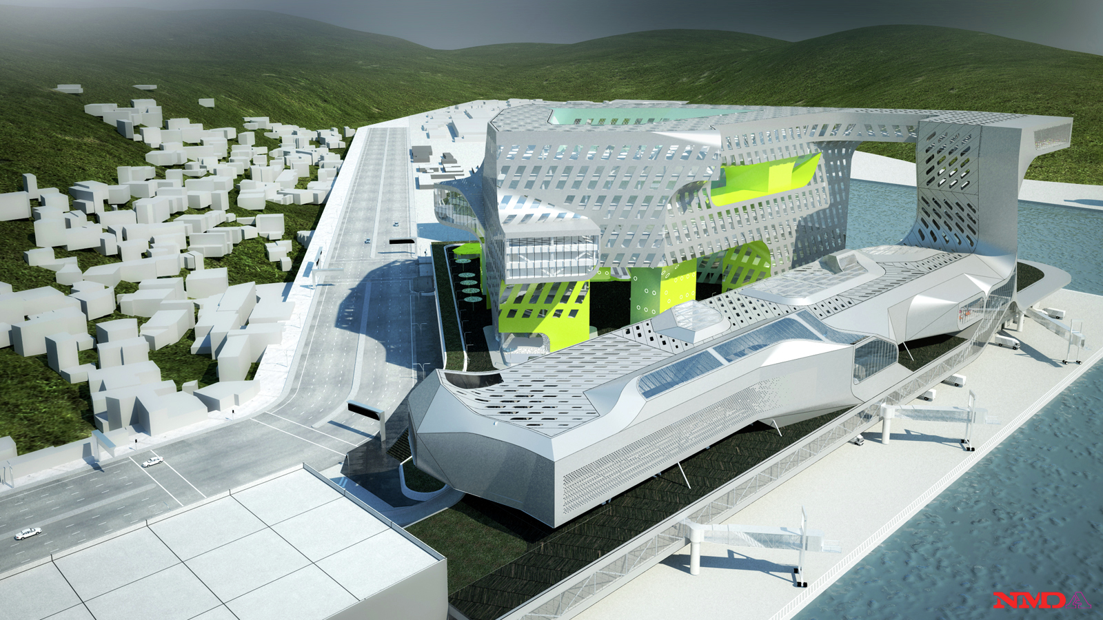 Gallery of Keelung Harbor Service Building / Neil M. Denari Architects - 2