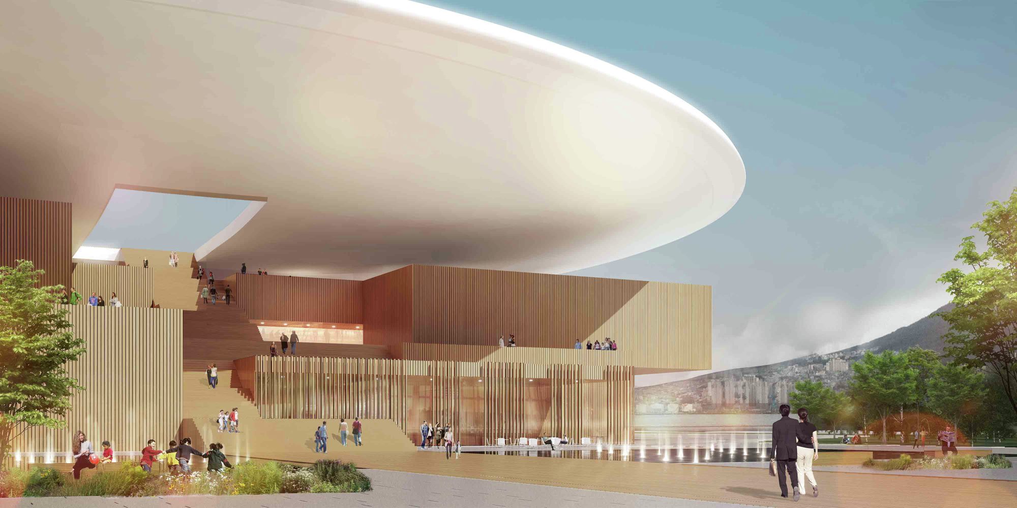 Gallery of Busan Opera House Proposal: 3rd Prize Winner / Henning ...