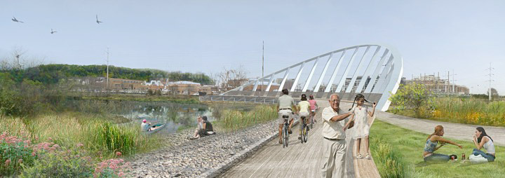 Winners announced for Four Mile Run Bridge Competition | ArchDaily