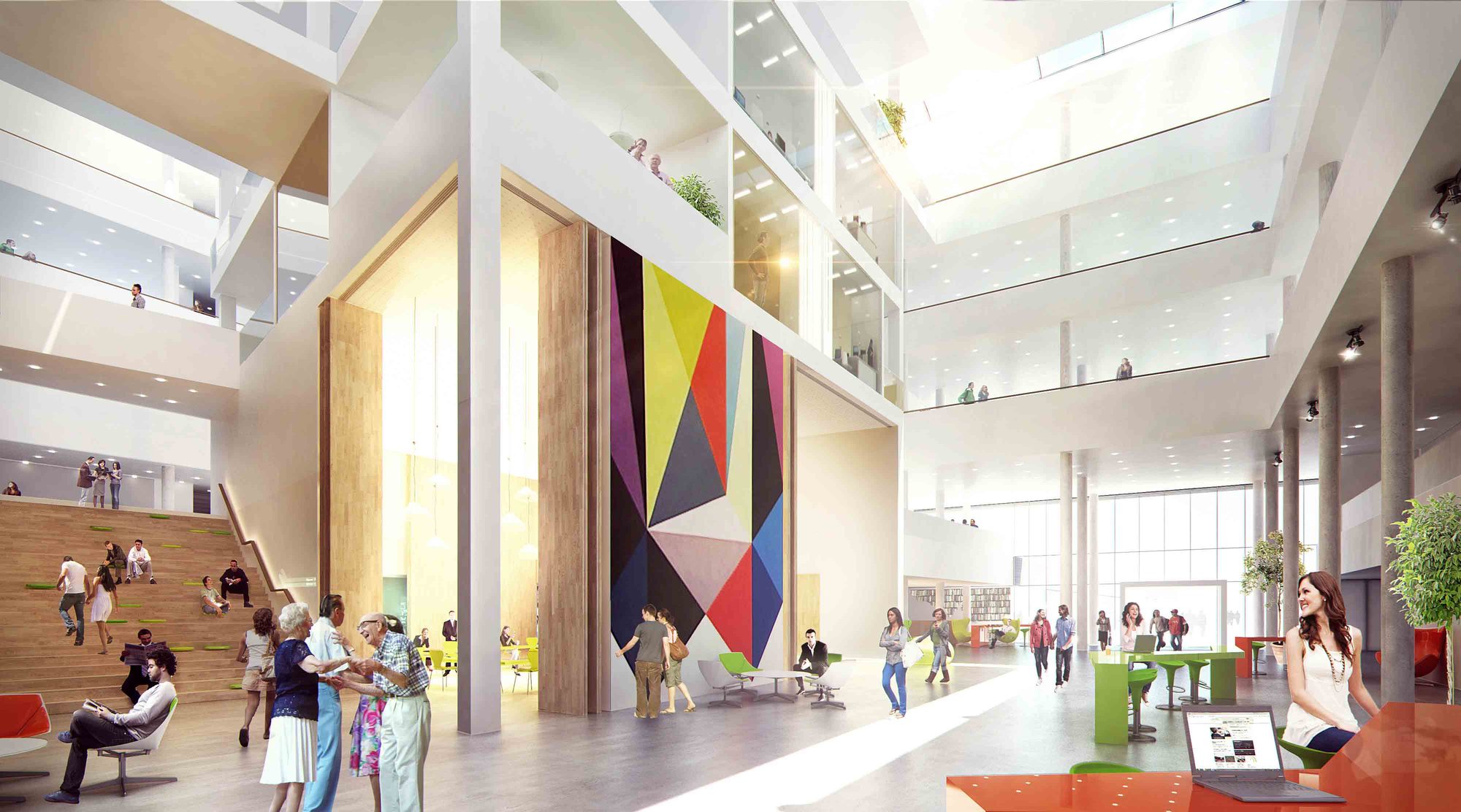 Gallery of Town Hall and Health Center / Henning Larsen Architects - 9