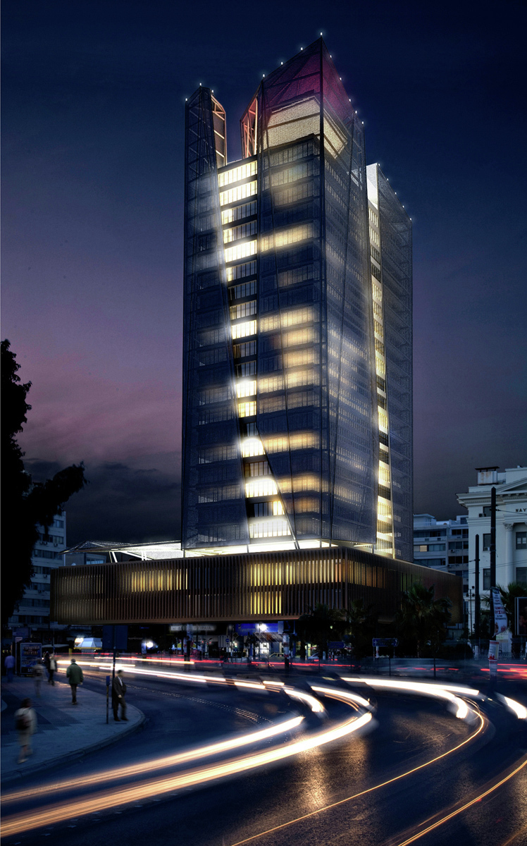 Gallery of Piraeus Tower competition proposal / Petra Architects and ...
