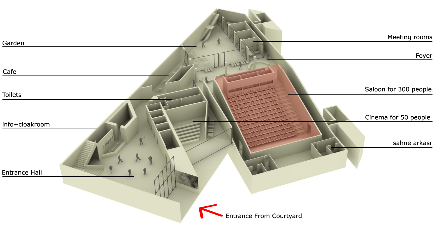 Gallery of Antalya Kepez Municipality Congress Hall Project Competition ...