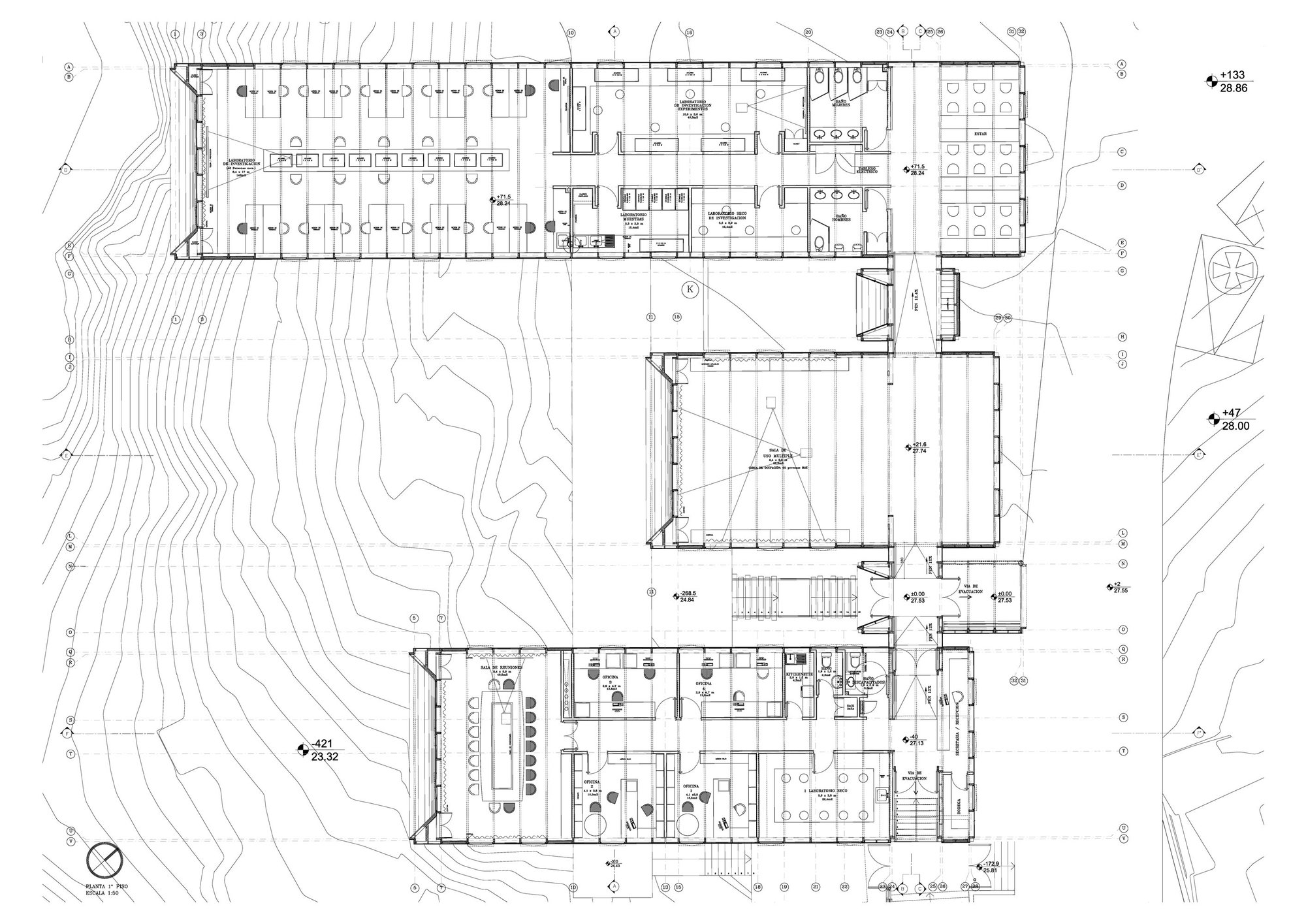 Galería de Estación Costera de Investigaciones Marinas (ECIM) ; Modulo ...