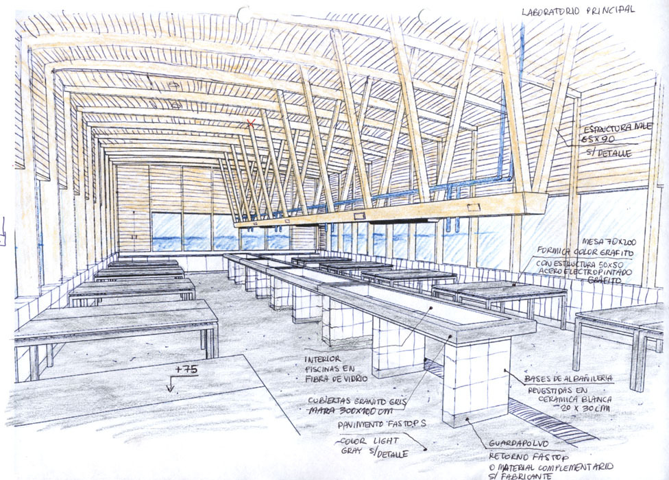 Galería de Estación Costera de Investigaciones Marinas (ECIM) ; Modulo ...