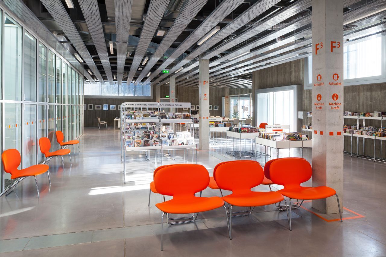 Galería de Médiathèque grand M / Atelier d'architecture King Kong - 15