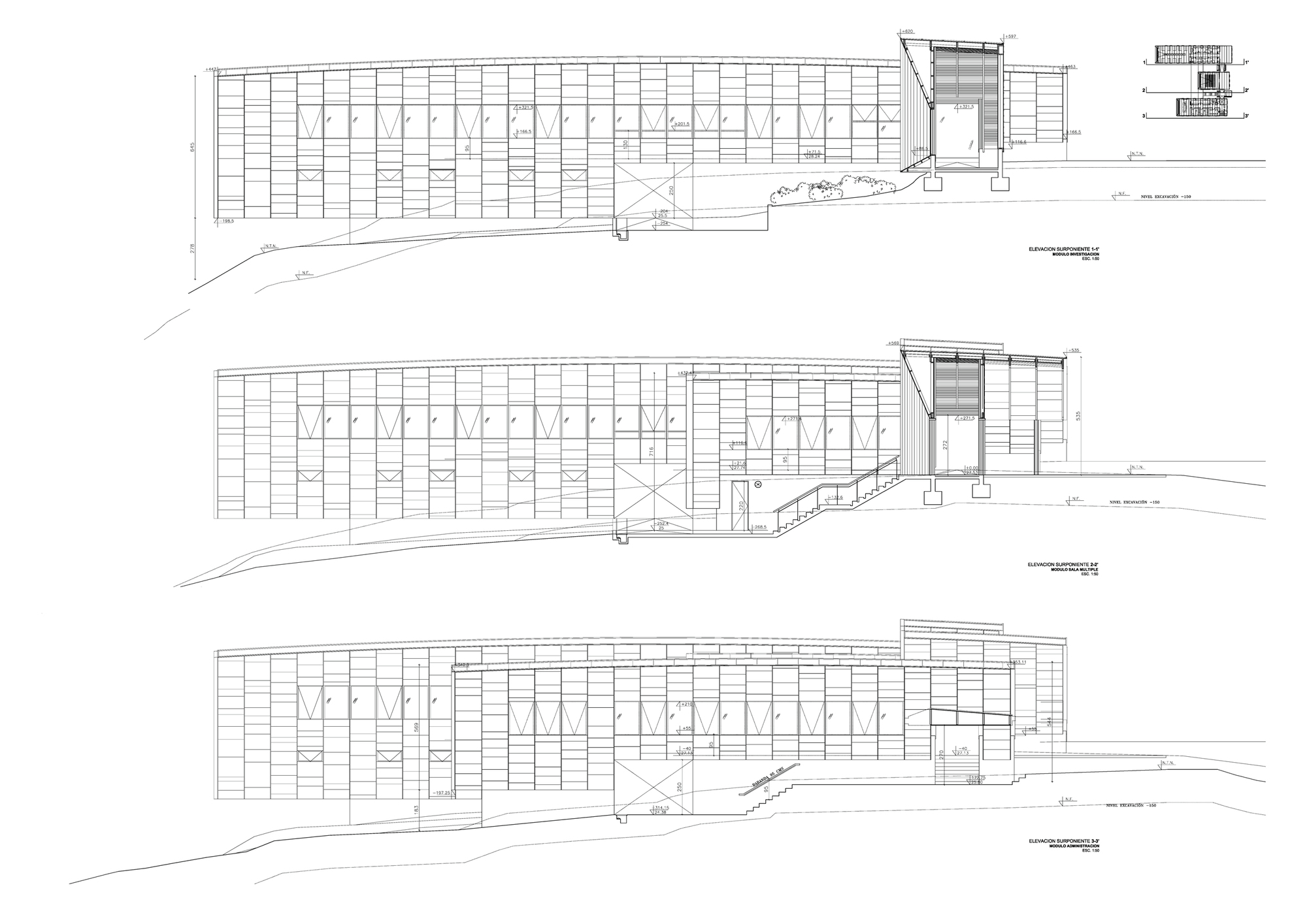 Galería de Estación Costera de Investigaciones Marinas (ECIM) ; Modulo ...