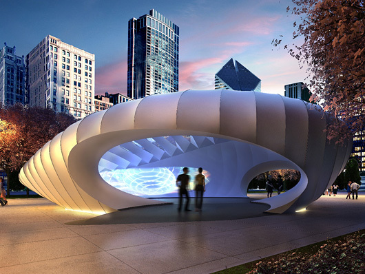 Gallery of Designs for Burnham Plan Centennial by Zaha Hadid and Ben ...