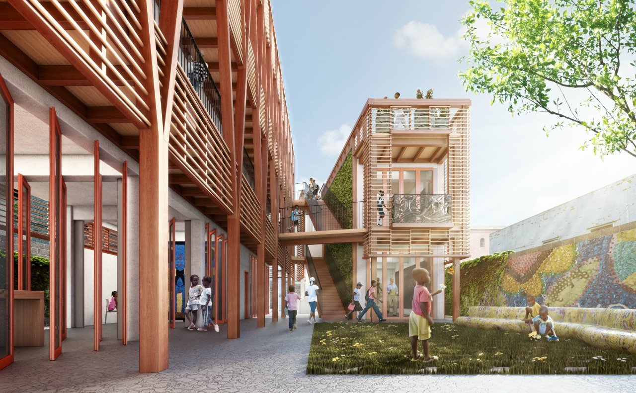 Galería de USGBC Partners y HOK diseñan Orfanato y Centro Infantil en ...