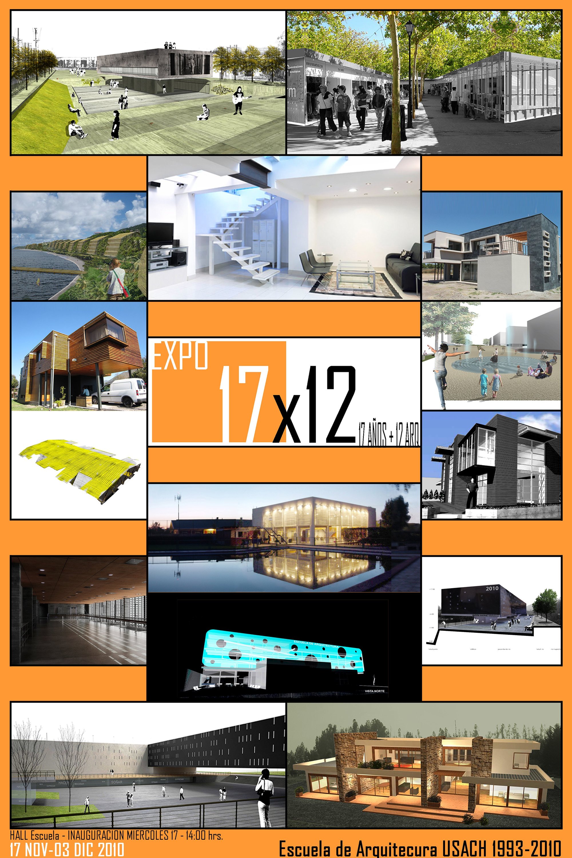 Exposición 17x12 (17 años + 12 arquitectos) / USACH | ArchDaily en Español