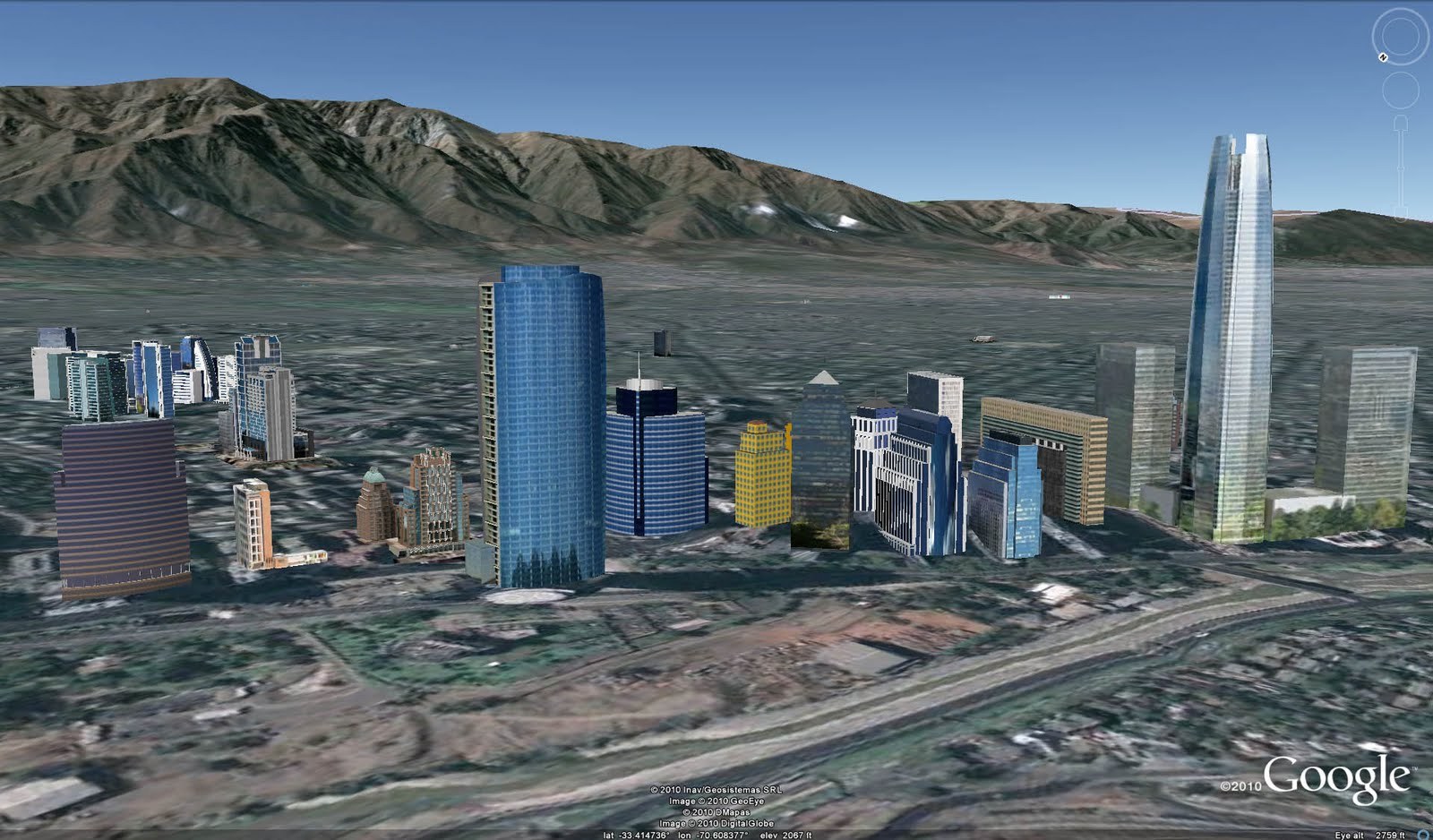 Santiago y Valparaíso, ahora disponible en Google Building Maker de ...