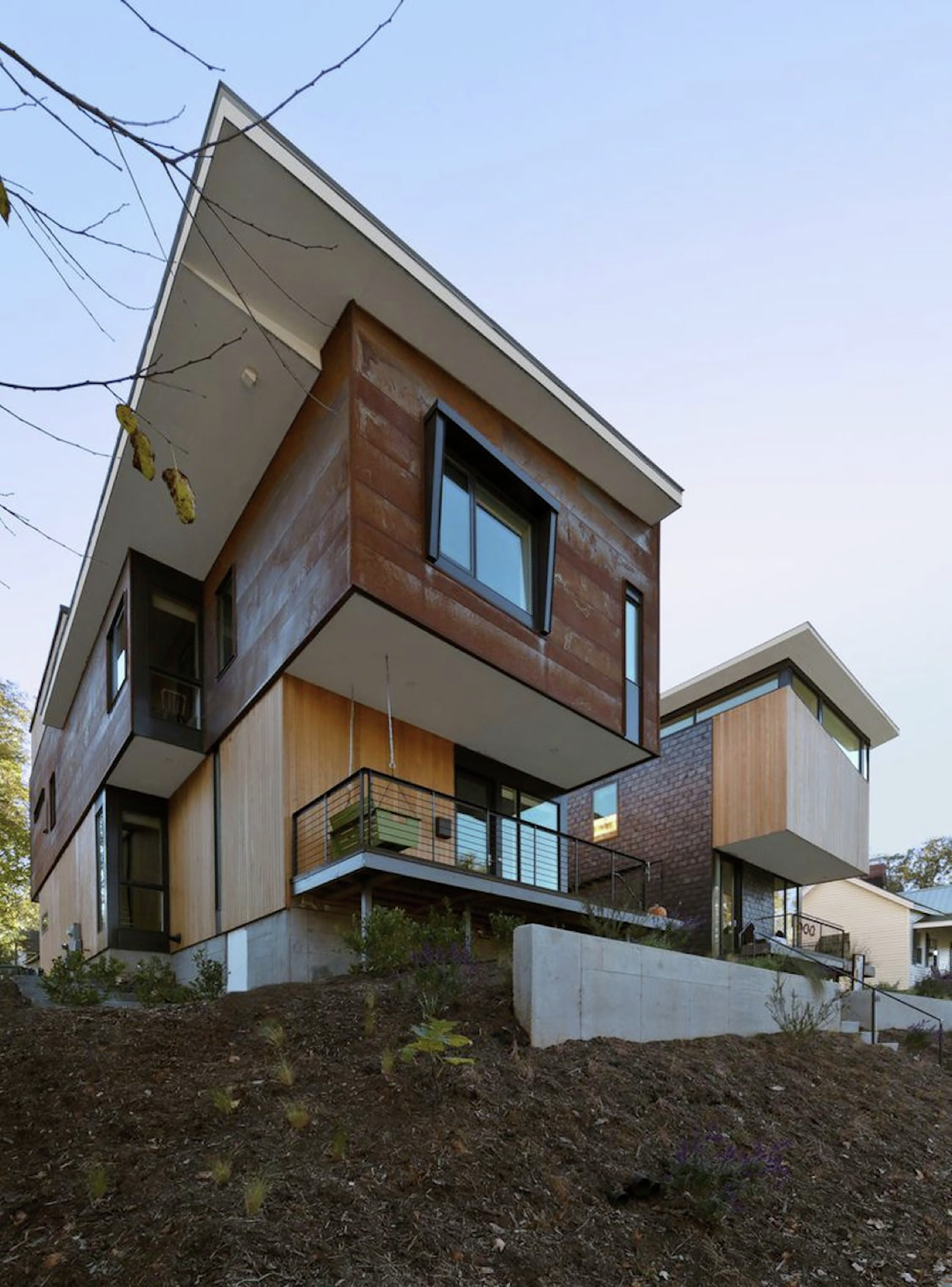 Gallery of Compact Modern Duo / The Raleigh Architecture Co. - 2