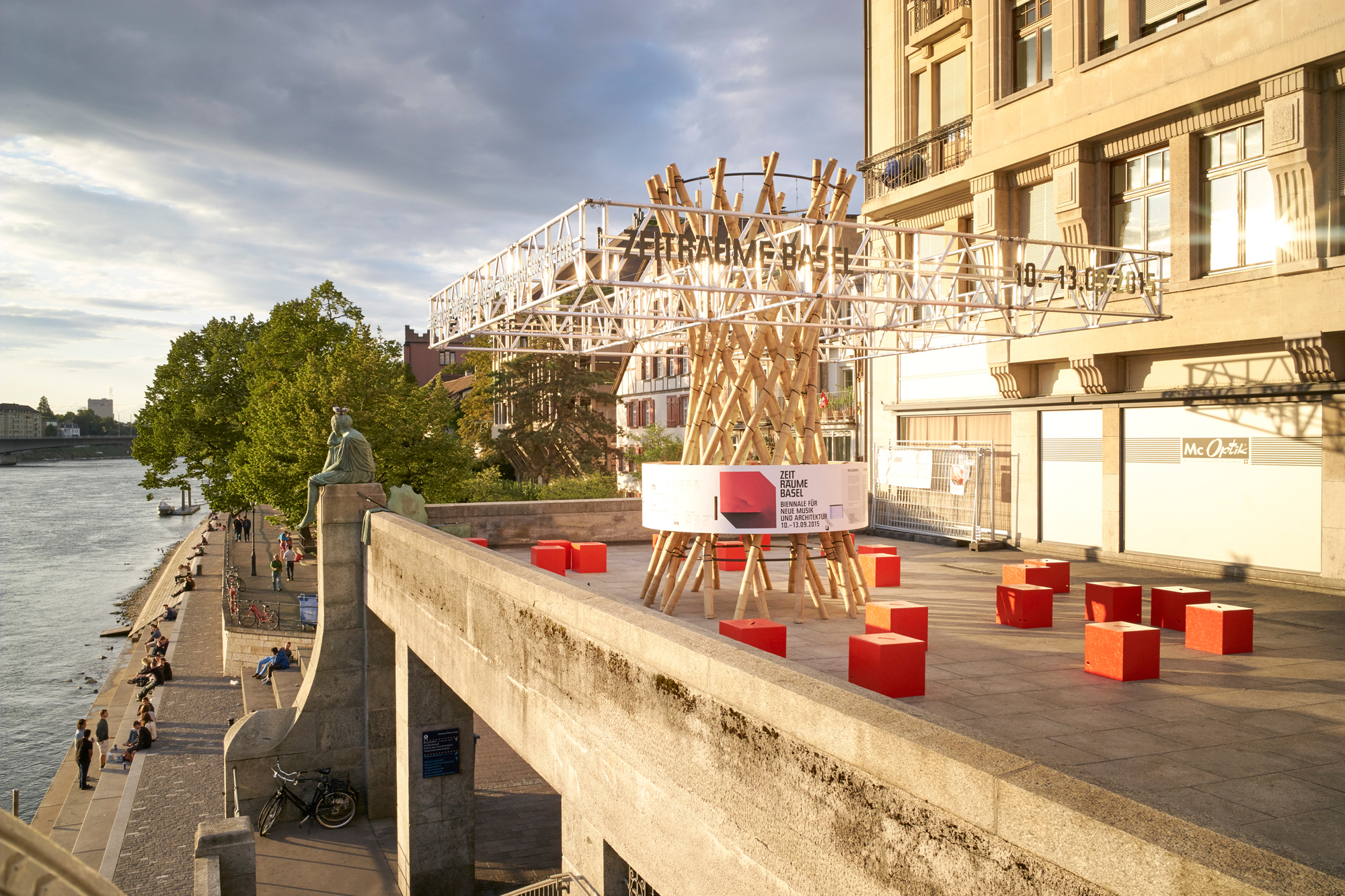HHF Architects Design Moving Pavilion for ZeitRäume in Basel | ArchDaily