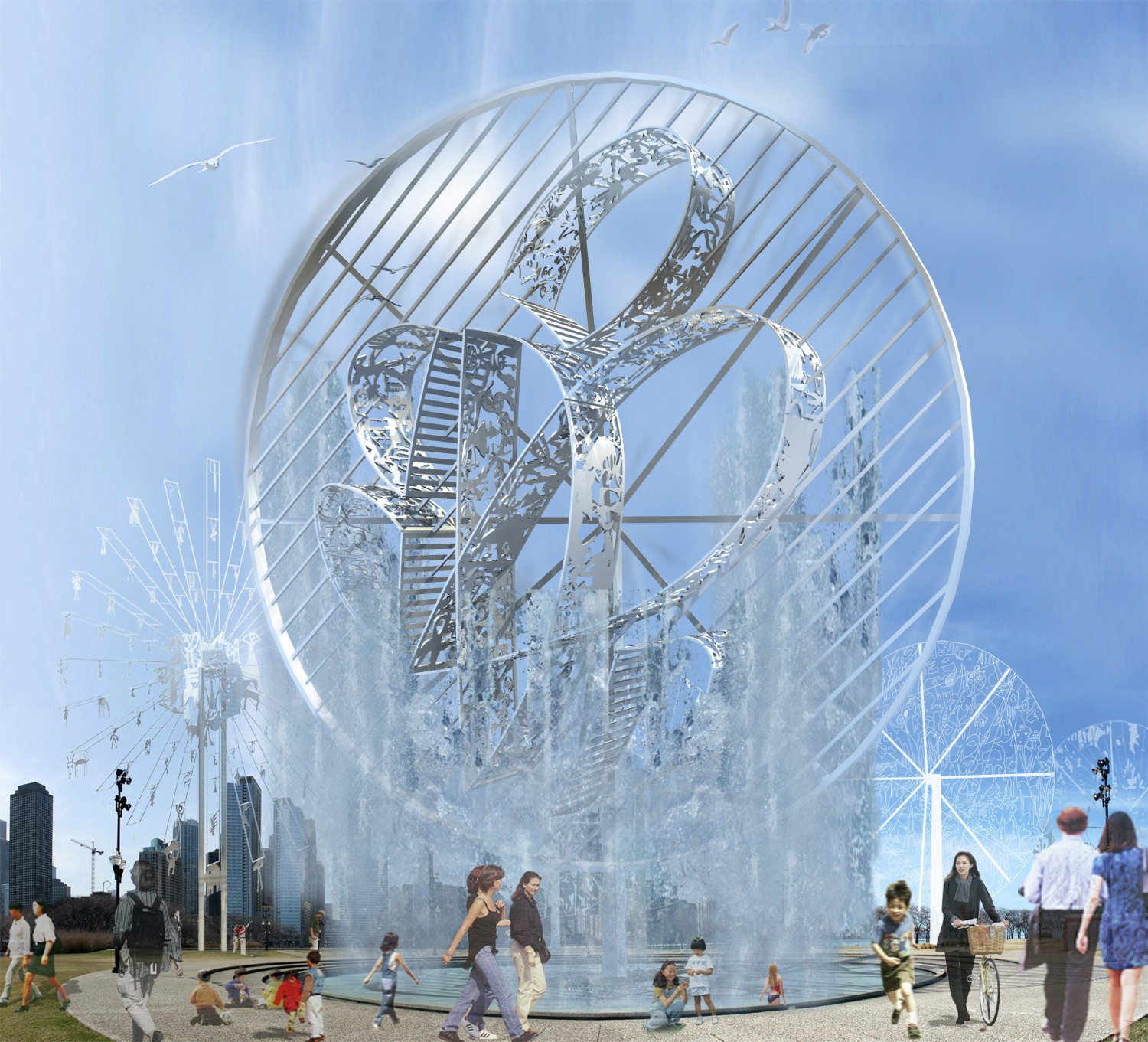 Wheels of Chicago Proposal / Hapsitus Architects | ArchDaily