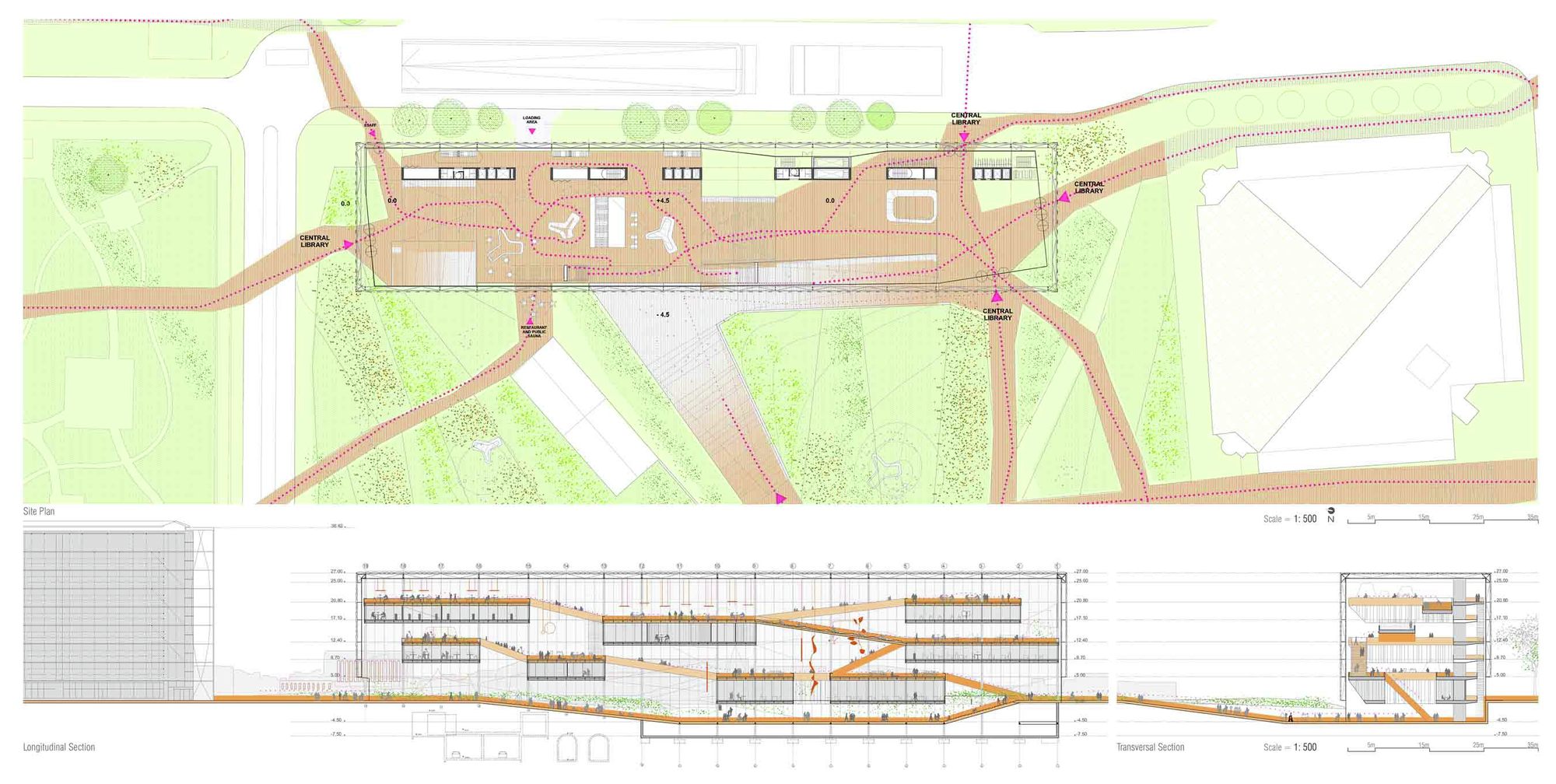 Gallery of Helsinki Central Library Competition Entry / STL Architects - 11