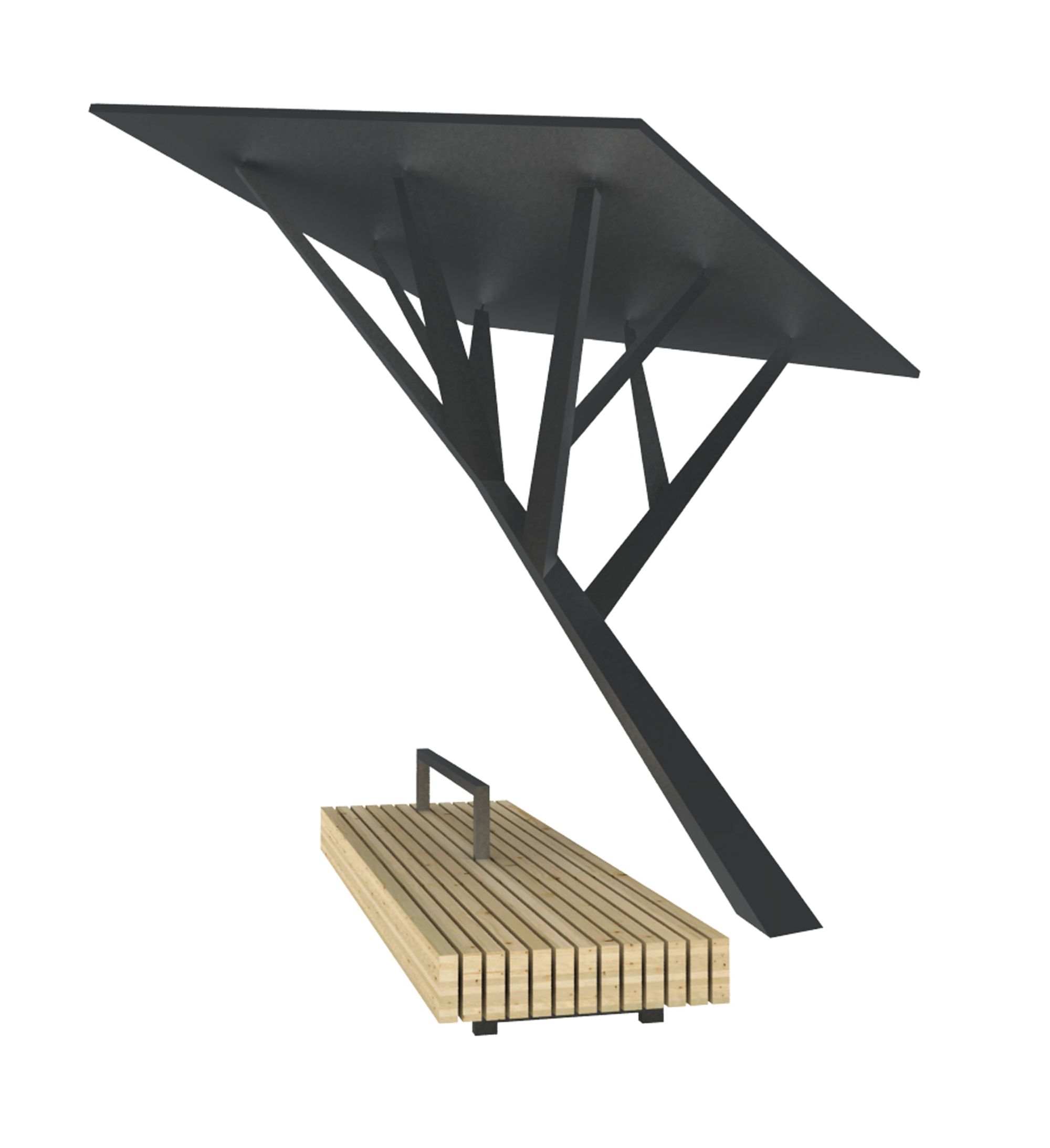 Gallery of 'Black Tree' Public Solar Charger / Miloš Milivojevic - 5