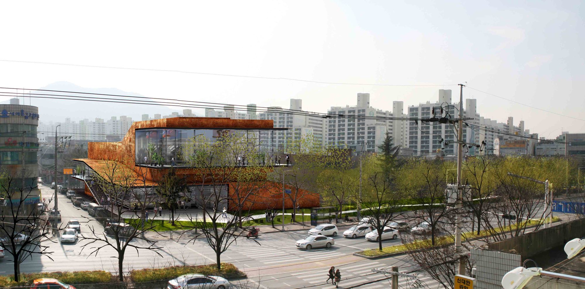 Gallery of Daegu Gosan Public Library Competition Entry / Martin Fenlon ...