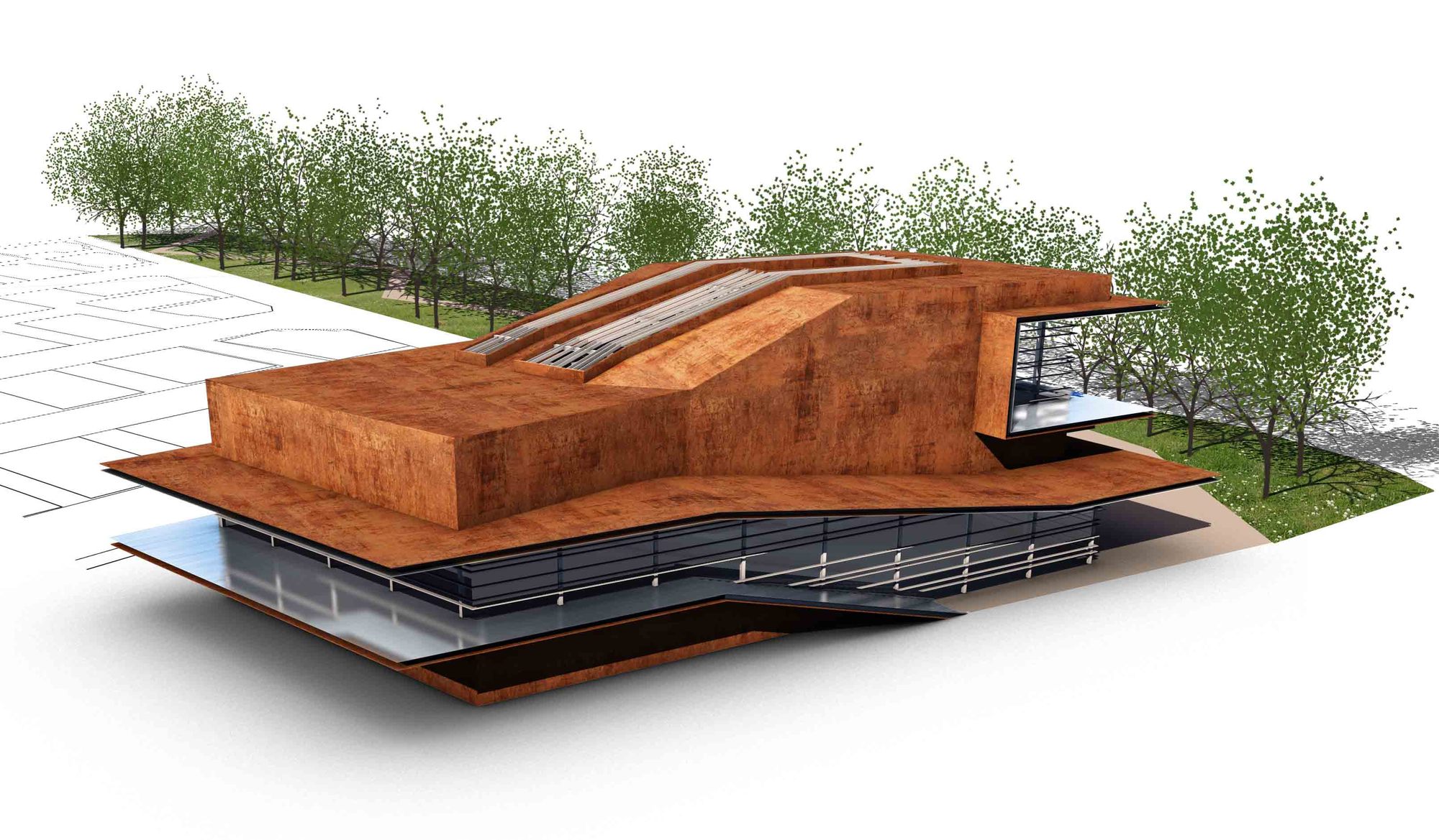 Gallery of Daegu Gosan Public Library Competition Entry / Martin Fenlon ...