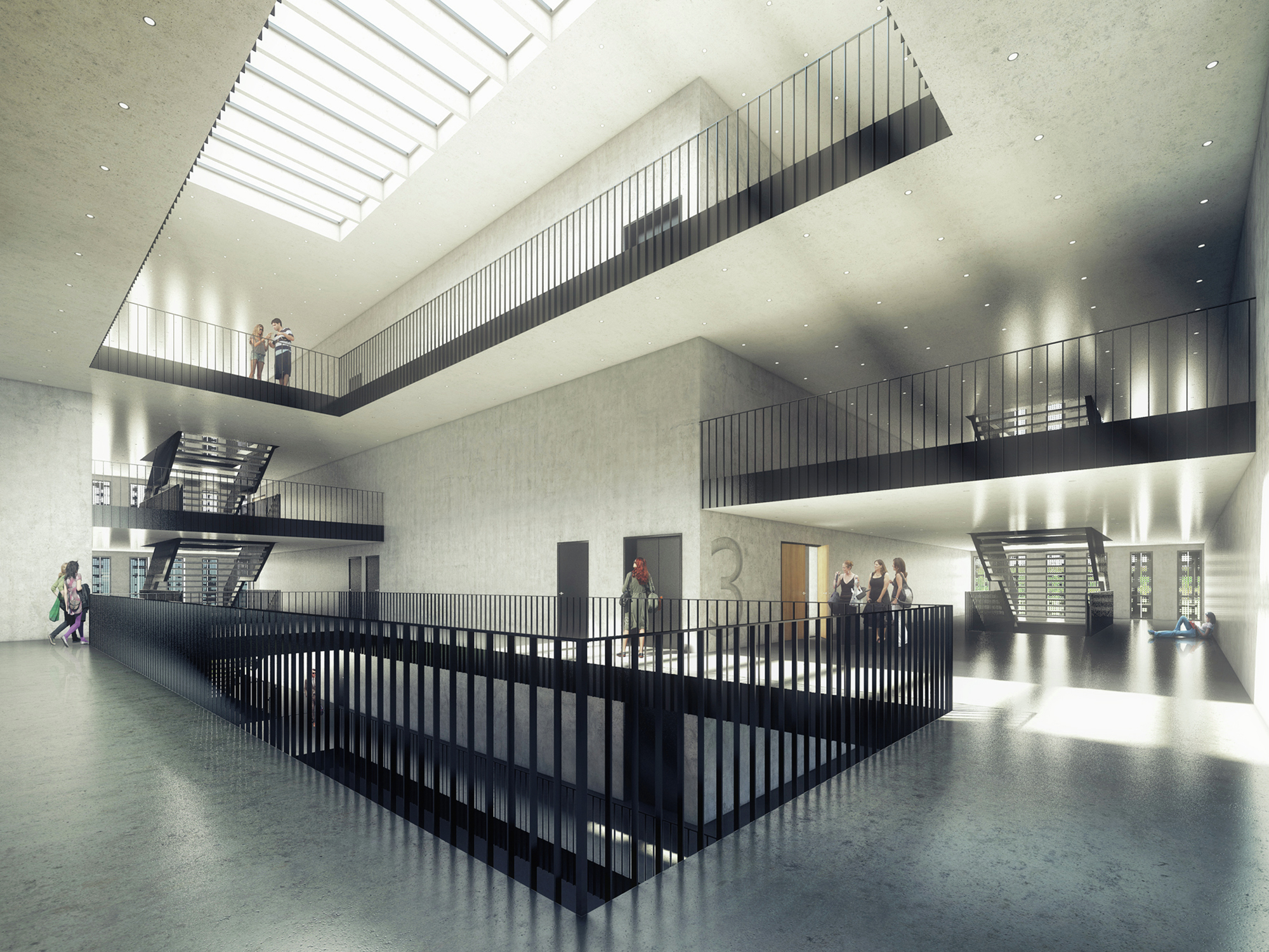 Building O - University of Antwerp Auditorium and Research Building ...