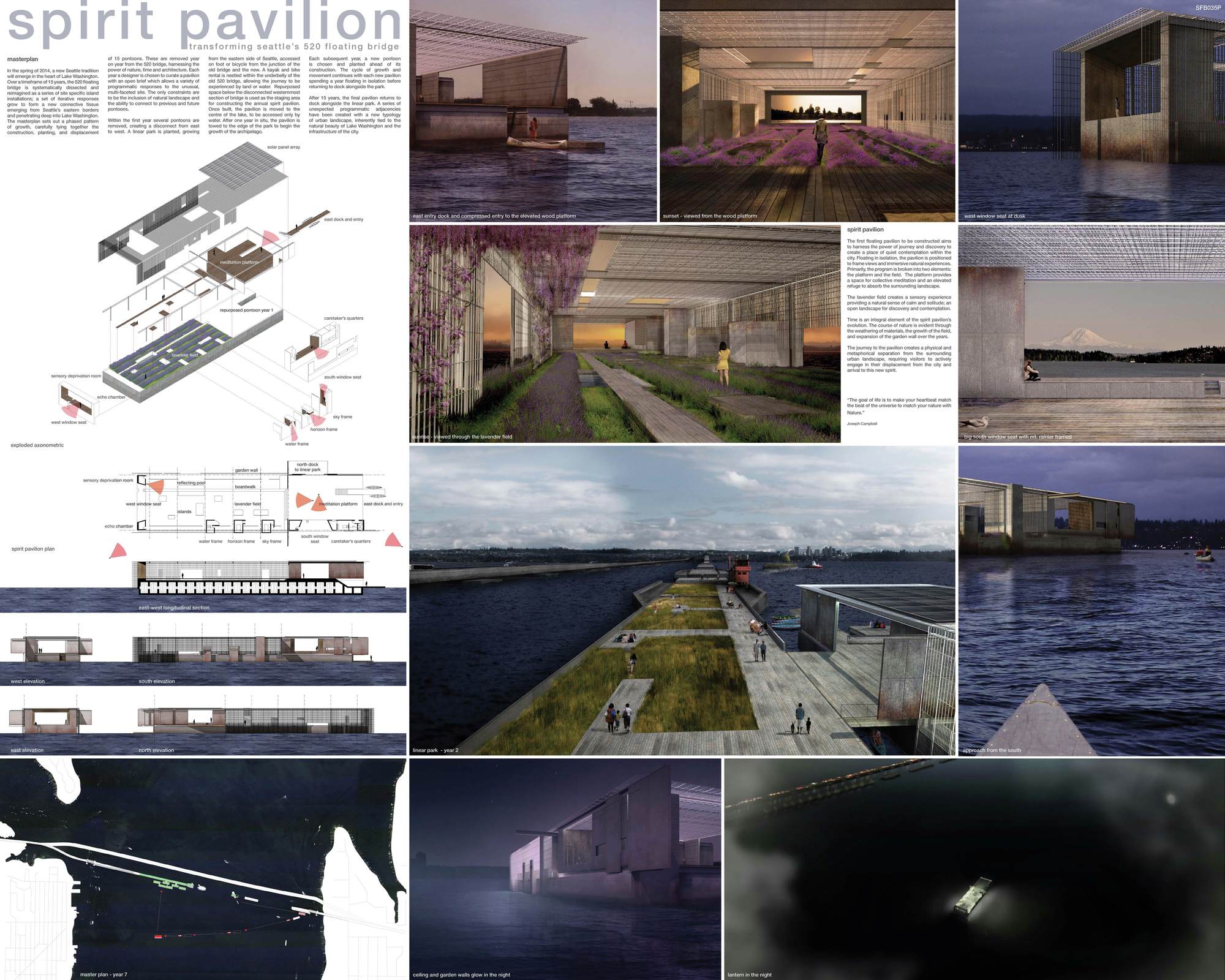 Transforming Seattle's 520 Floating Bridge Competition Winners | ArchDaily
