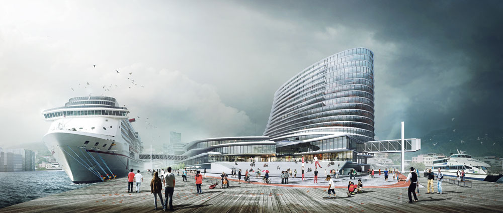 Gallery of Joint Office Building and Passenger & Cargo Terminal ...