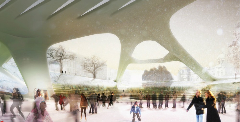 Gallery of Diller Scofidio & Renfro's 'Granite Web' Not Financially ...