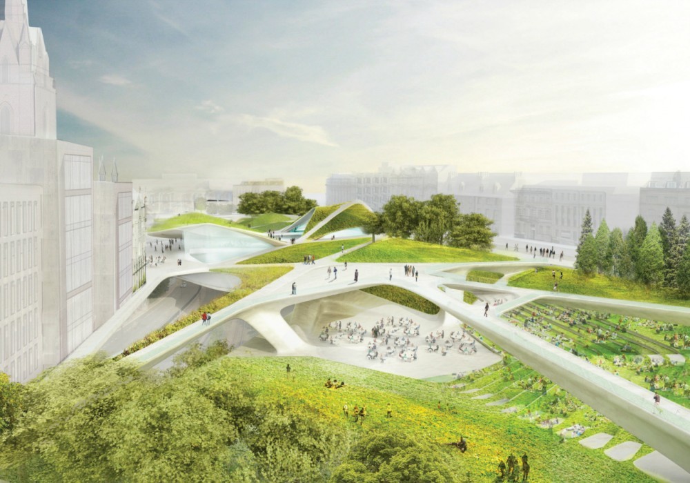 Gallery of Diller Scofidio & Renfro's 'Granite Web' Not Financially ...