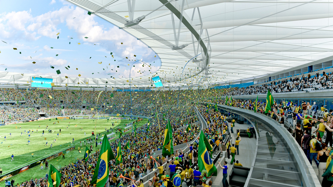 Gallery of 2014 World Cup Final Stage Stadium / Fernandes Arquitetos ...