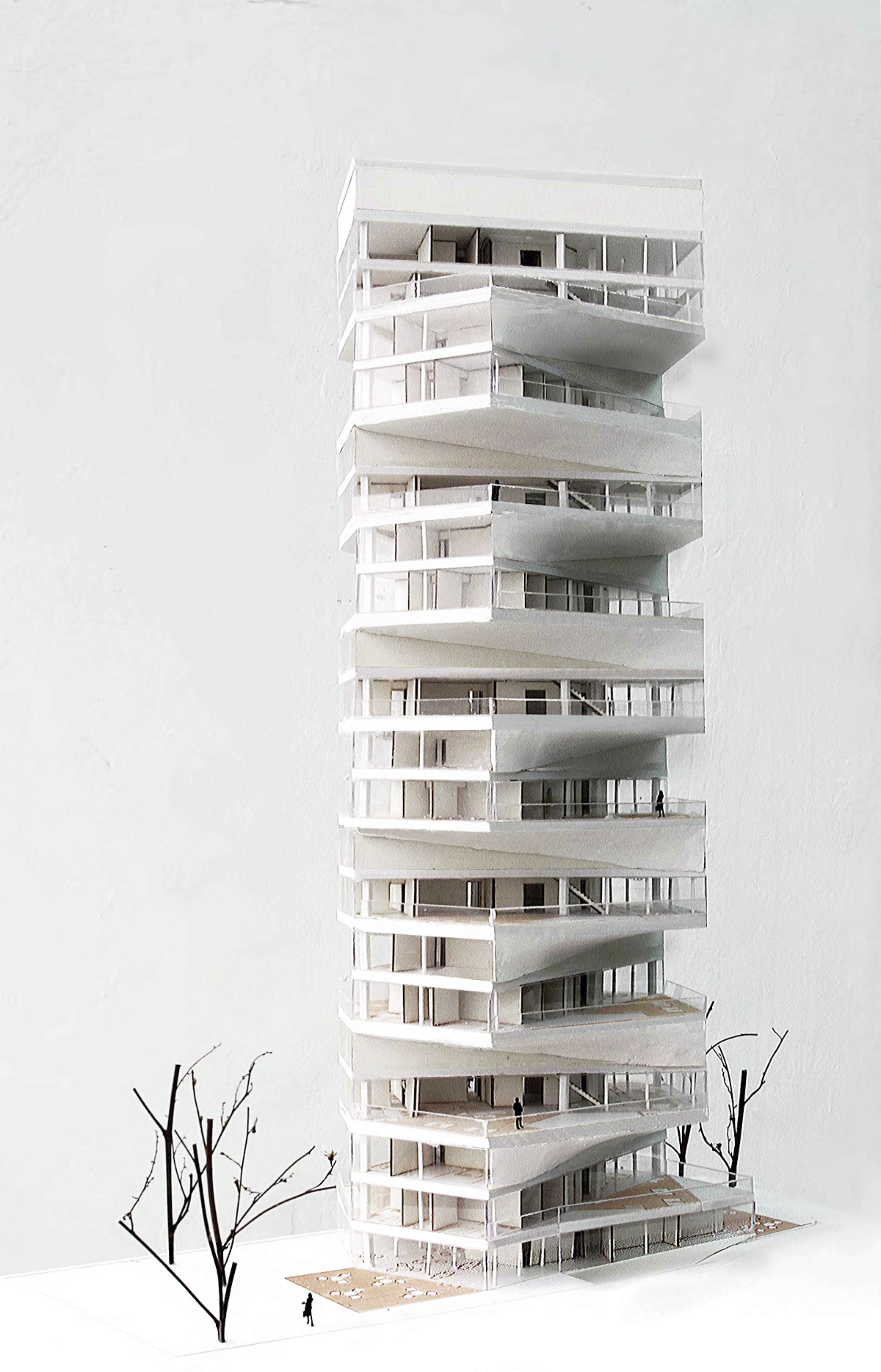 Writhing Tower / LYCS Architecture | ArchDaily